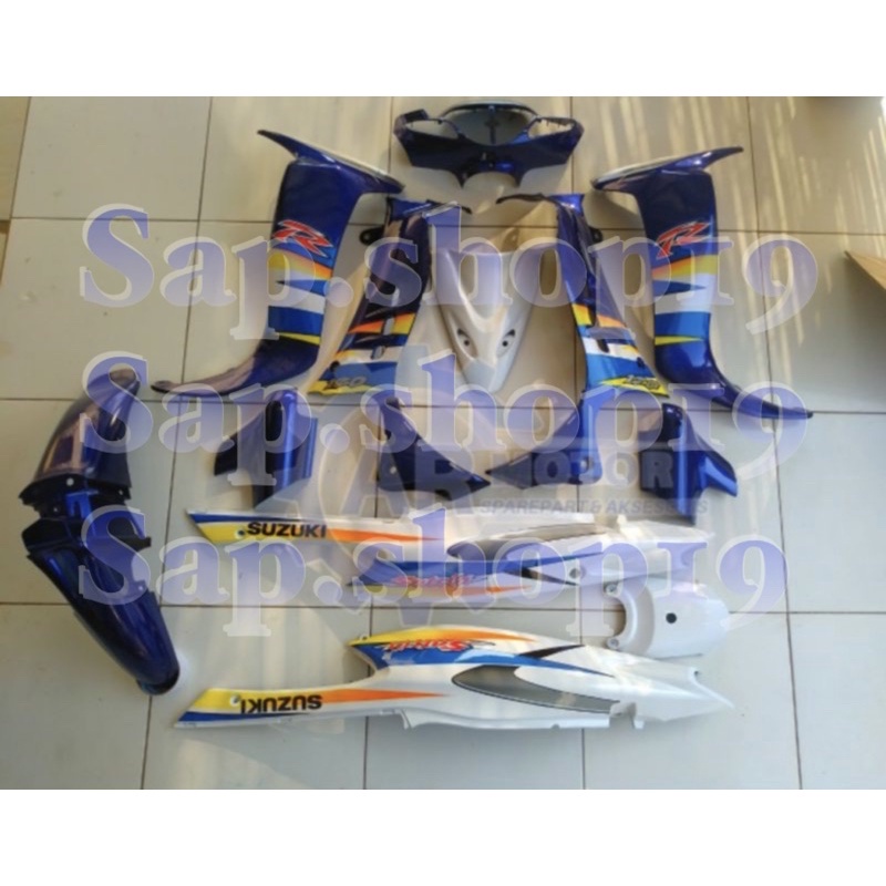 Jual FULL BODY HALUS SATRIA HIU / SATRIA MALAYSIA BIRU PUTIH PLUS ...