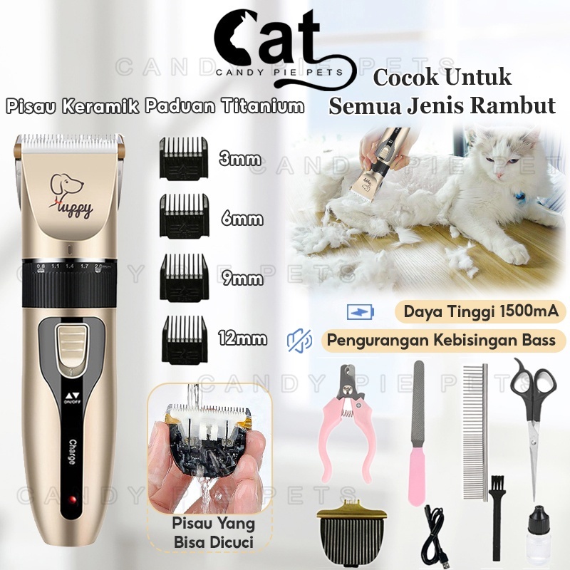 Jual 4 in 1 Pencukur Bulu Kucing Alat Cukur Bulu Kucing Anjing Elektrik ...