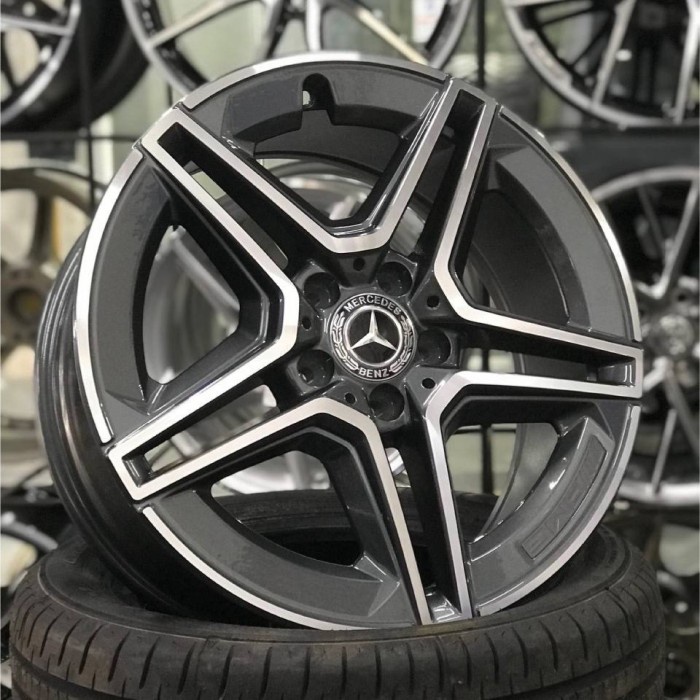 Jual Velg Mobil AMG - 8 x 18 - PCD 112/5 - ET 45- gunmett | Shopee ...