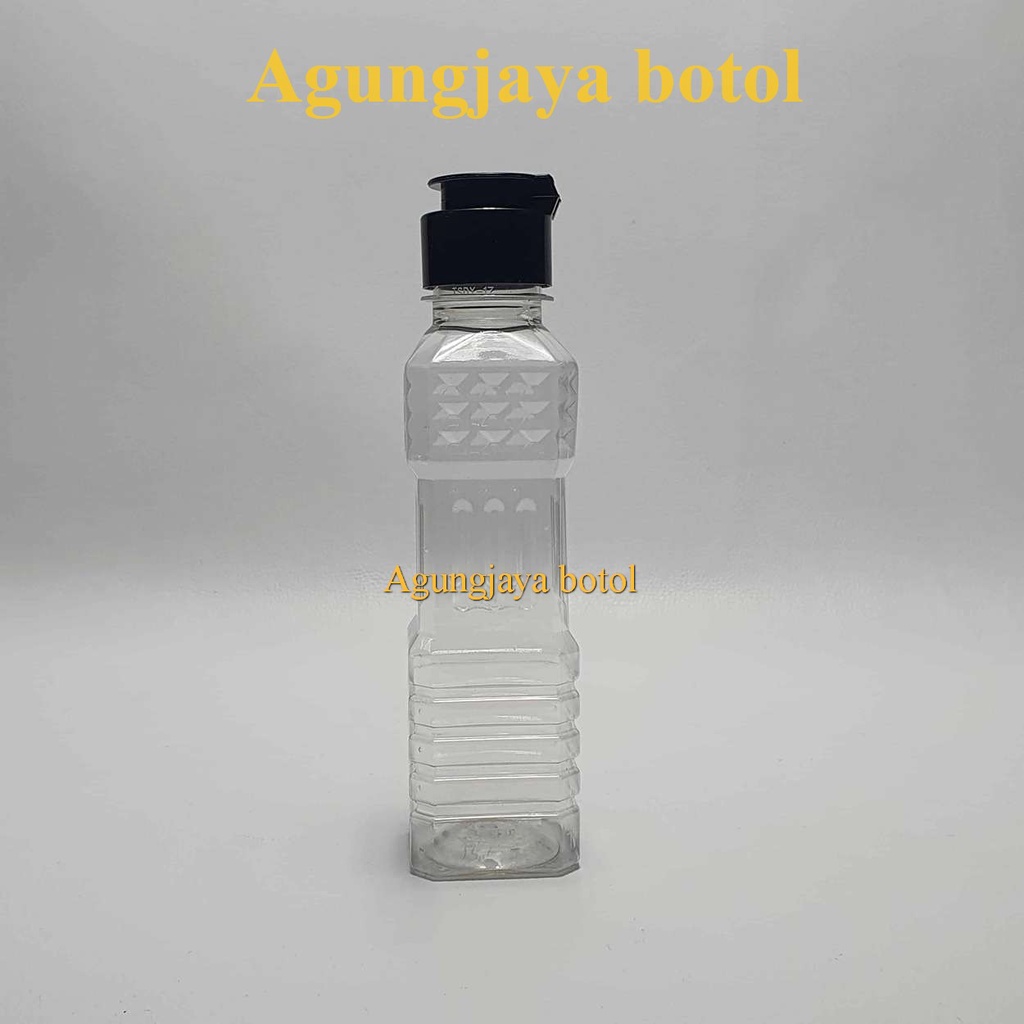 Jual Botol Pet 250 ml Minyak Goreng Tutup Fliptop Jamur / Botol Plastik ...