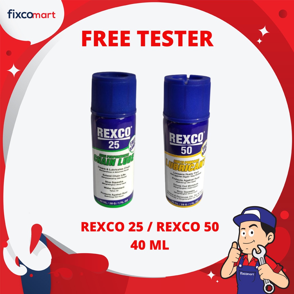 Jual REXCO 25 / REXCO 18 - 40 ML - FREE TESTER | Shopee Indonesia