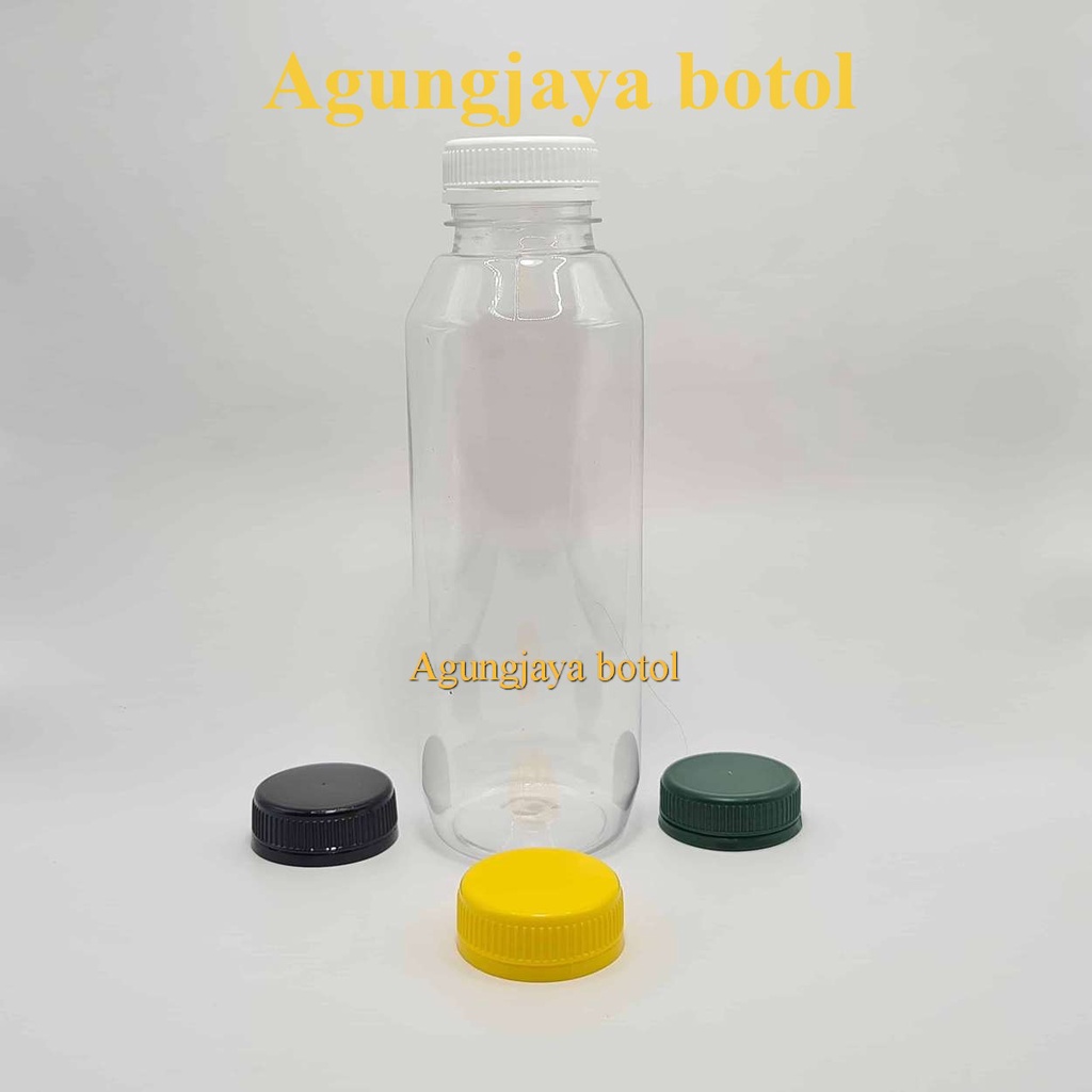 Jual Botol 500 ml Kale Bulat Natural / BotolPlastik / Botol Madu ...