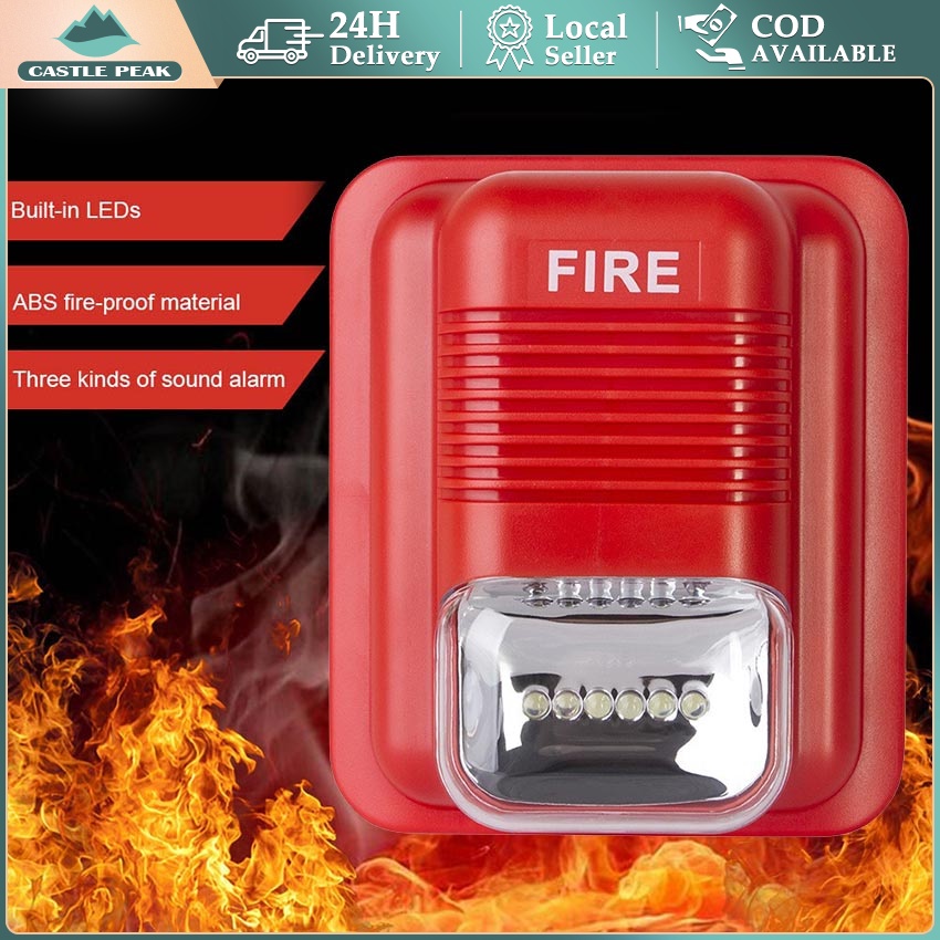 Jual Sirine Peresmian Gedung Kantor Fire Alarm Manual Tanda Kebakaran Alarm darurat | Shopee ...