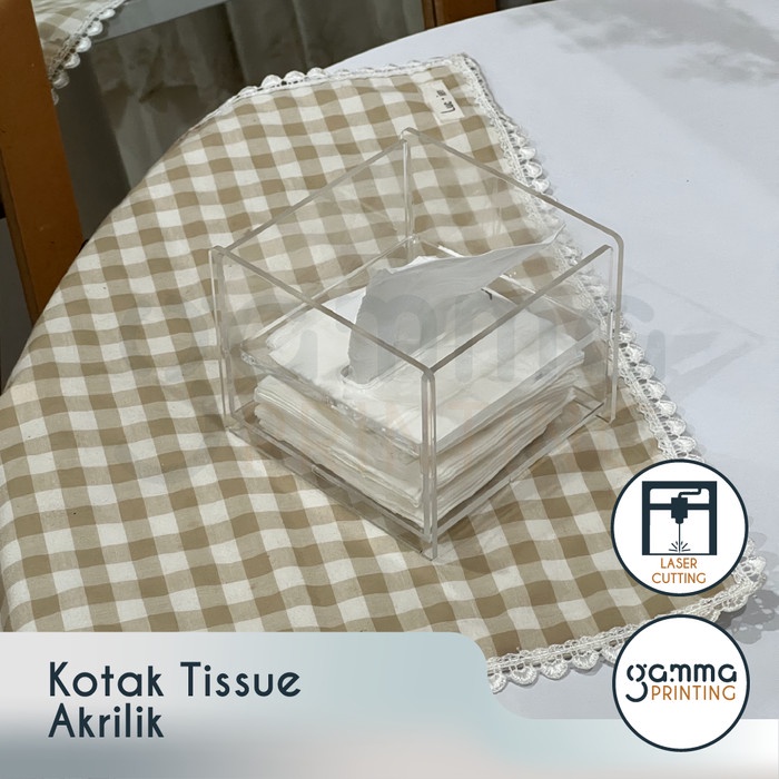 Jual Kotak Tissue Akrilik / Acrylic Tissue Box / Tempat Tisu | Shopee ...
