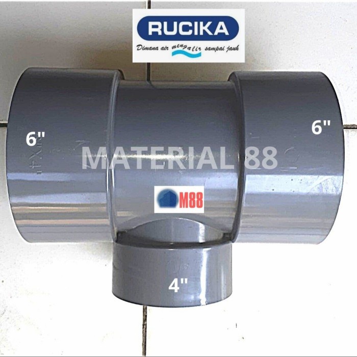Jual Vlok Tee 6x4 RUCIKA D Reducer 6 x 4 PVC | Shopee Indonesia