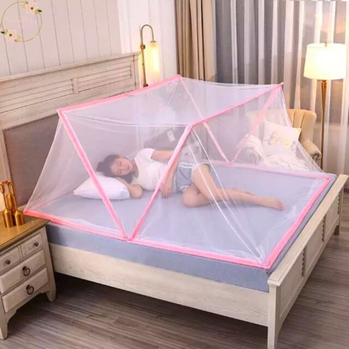 Jual Kelambu Kotak Lipat Ukuran 100x190cm/Kelambu Tidur Lipat Kotak ...