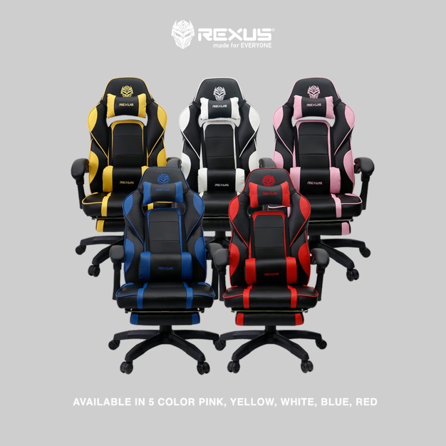 Jual Rexus RGC R60 Gaming Chair With Footrest Gaming Chair Rexus ...