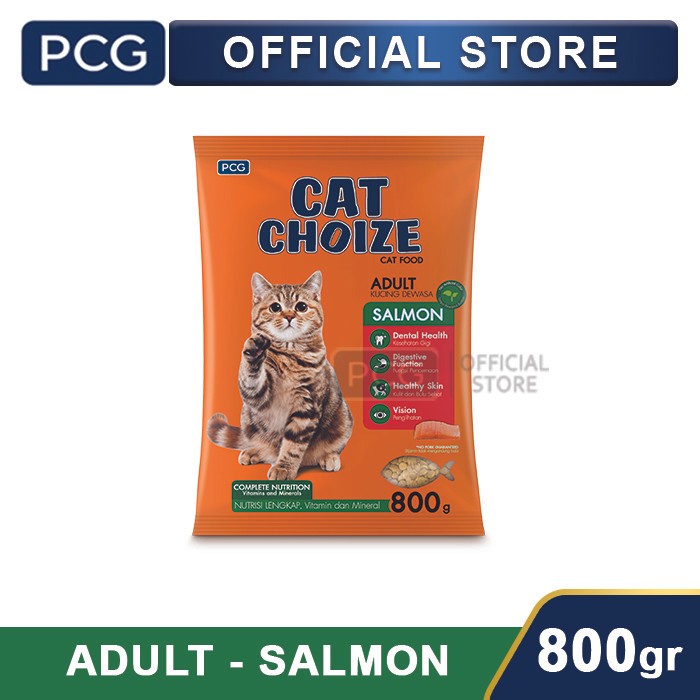 Jual Cat Choize Dry Cat Food Adult Salmon Flavor 800 Gr | Shopee Indonesia