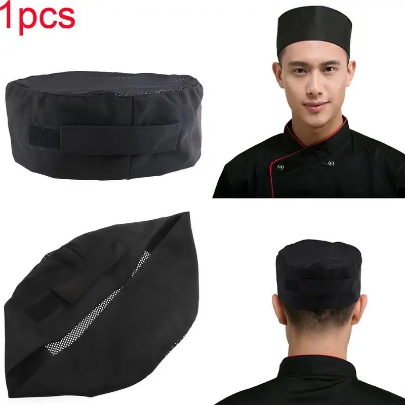 Jual Topi Koki Peci Jala Topi chef Jala Cap Hap with mesh Peci Chef ...