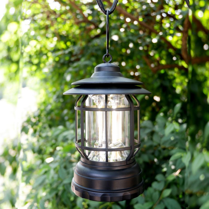 Jual Lampu lentera camping tenda emergency campervan lamp GB-22 - Merah ...