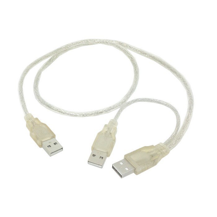 Jual KABEL USB 2.0 MALE to 2 MALE Y | Shopee Indonesia