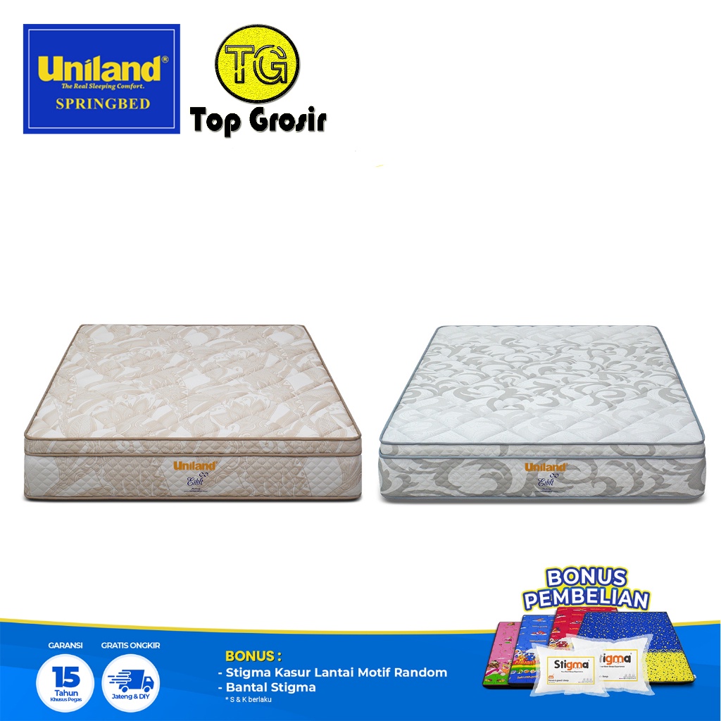 Jual Uniland Springbed Eilift Plushtop Mattress - Hanya Kasur Spring ...