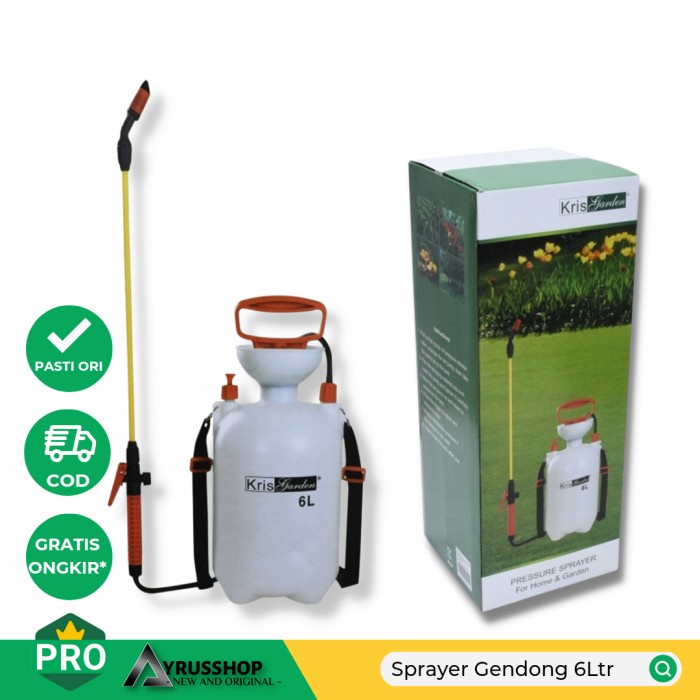 Jual [CO] Krisbow Tangki Alat Semprot Gendong Pompa Sprayer Air Tanaman ...