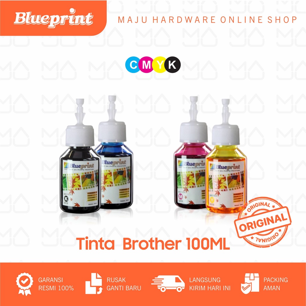 Jual Tinta BLUEPRINT Brother Refill For Printer 100 ml | Shopee Indonesia