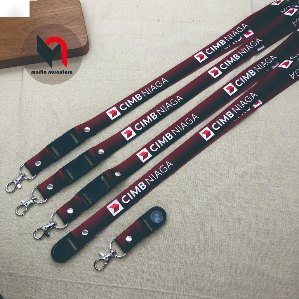 Jual TALI ID CARD CIMB NIAGA SATUAN/LANYARD CIMB SATUAN | Shopee Indonesia