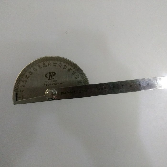 Jual Protactor busur derajat stainless alat ukur sudut penggaris sudut ...