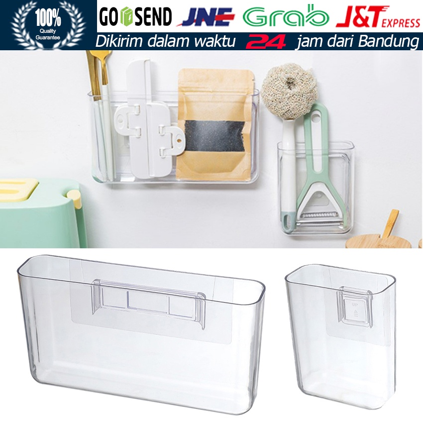 Jual Transparan Rak Kosmetik / Dinding Storage / Akrilik Storage Tempel ...