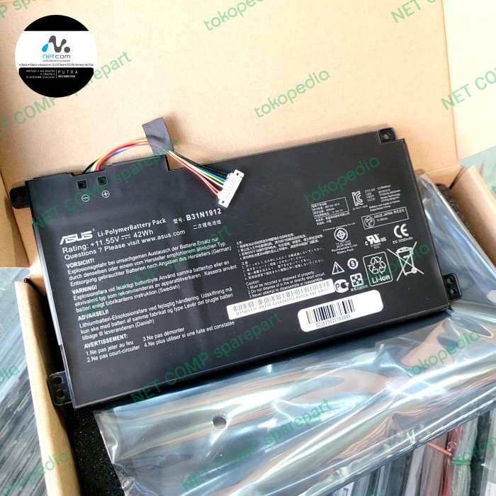 Jual Baterai Asus VivoBook 14 E410 E140M E410MA E410KA (B31N1912 C31N1912) BARU | Shopee Indonesia