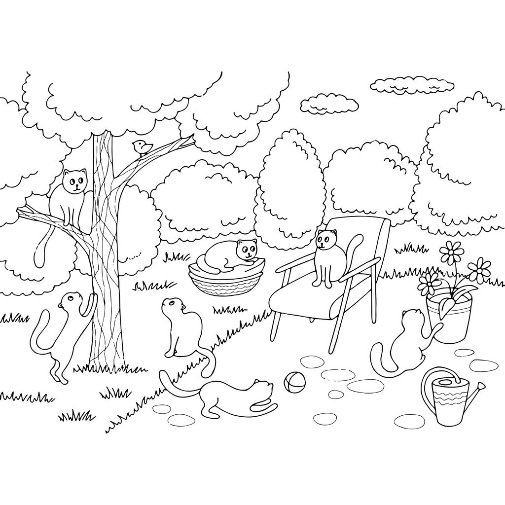 Jual Gambar Mewarnai ~ PEMANDANGAN PART 4/ Seketsa Lukis / Drawing ...