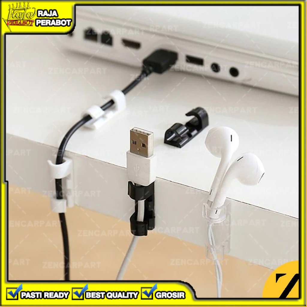 Jual [RPB] CLAMP KLIP HOLDER KABEL CABLE CAS CASAN KECIL 20 PCS WIRE ...