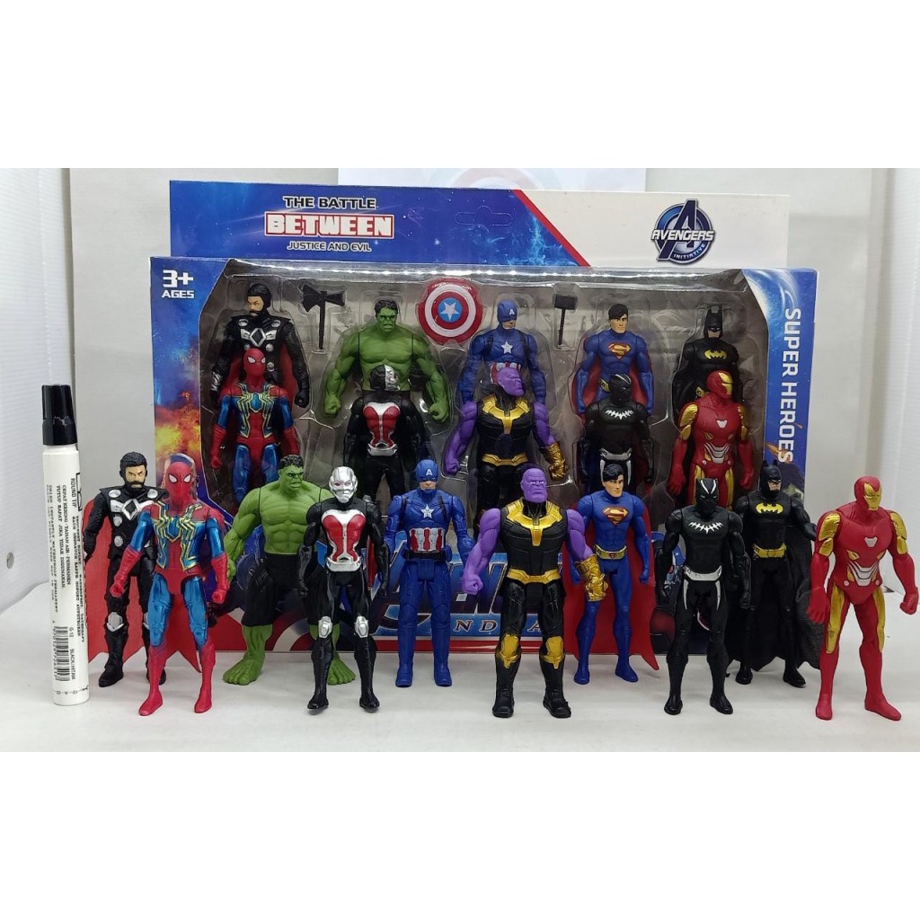 Jual Mainan Avenger End Game//mainan super hero//Avengers//Avengers ...