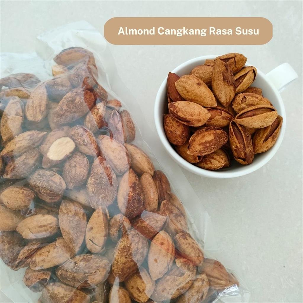 Jual Kacang Almond Cangkang Susu ( Milk Flavored Almond in Shell ) 500g ...