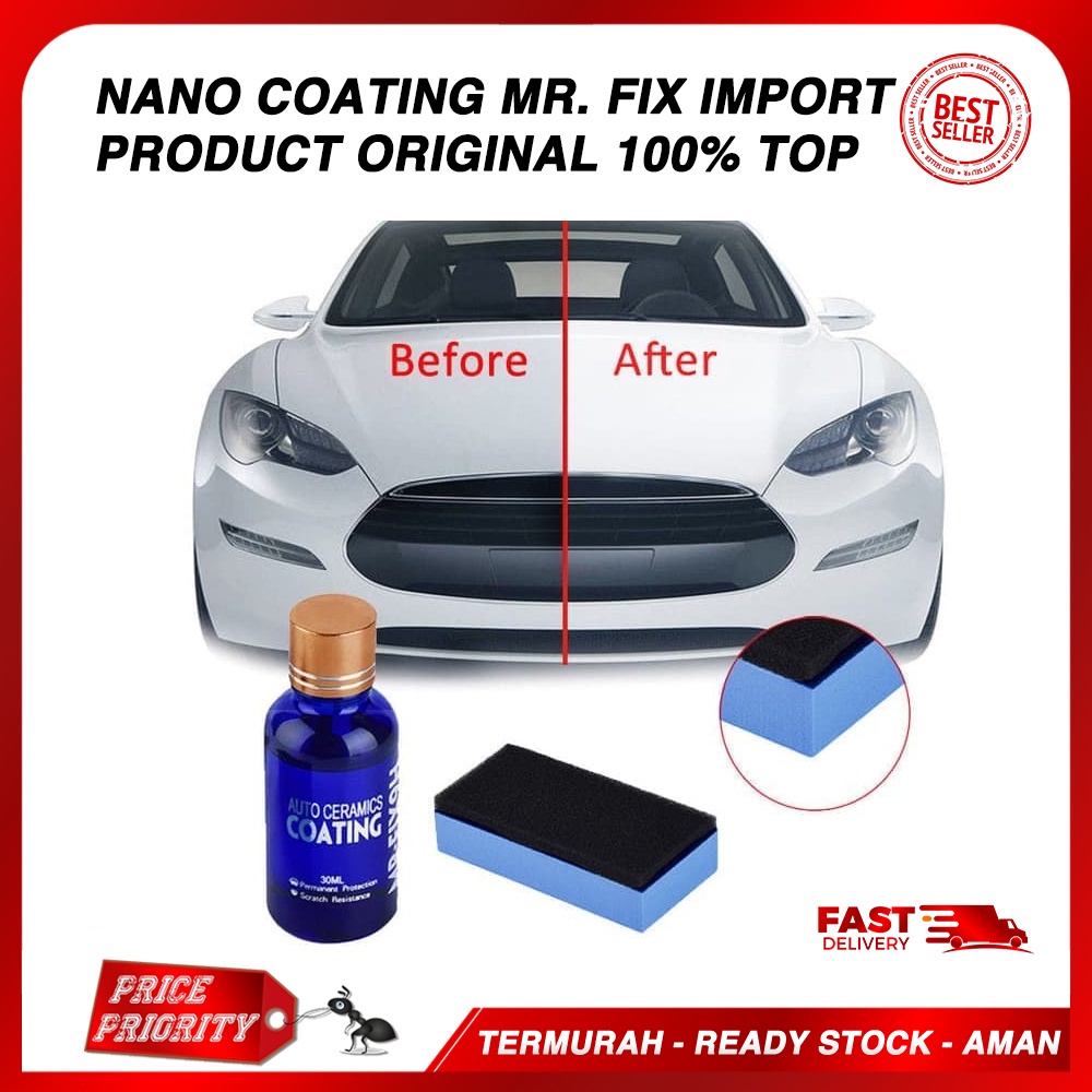 Jual Nano Coating Mobil Motor / Perawatan dan Pengkilap kendaraan Motor Mobil MR FIX | Shopee ...