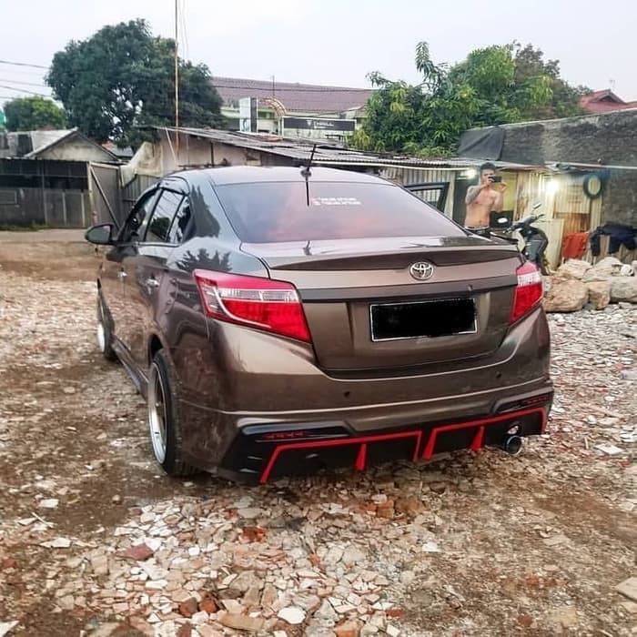 Jual bumper body kit bodykit toyota vios 13-17 dive68 t4 body kit vios ...