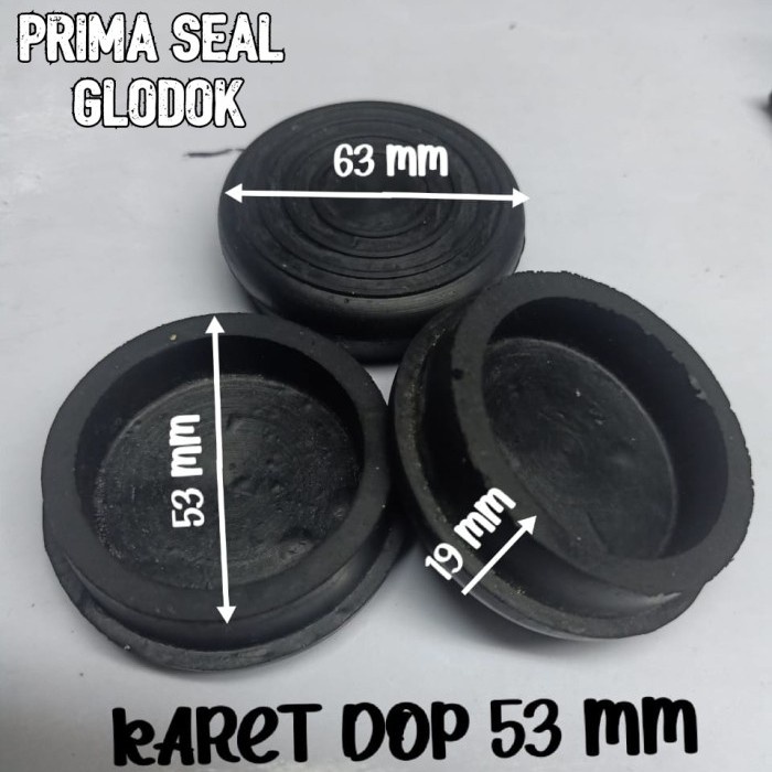 Jual Karet Dop 2 3/4 inch/ 53mm tutup pipa besi bulat kaki meja/Rak ...