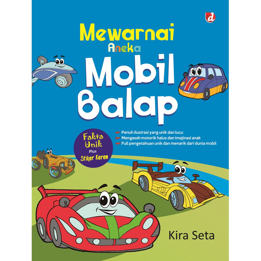 Jual Buku Mewarnai Mobil Balap Fakta Unik - DIVA Press | Shopee Indonesia