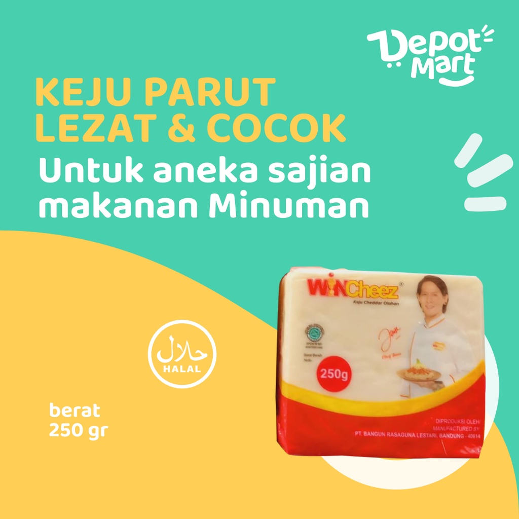 Jual Keju Parut Win Cheese Cheddar 250 Gr | Shopee Indonesia