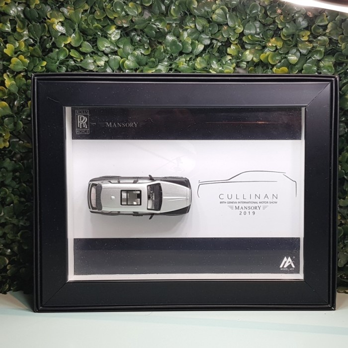 Jual time model frame bingkai rolls royce mansory cullinan black silver ...