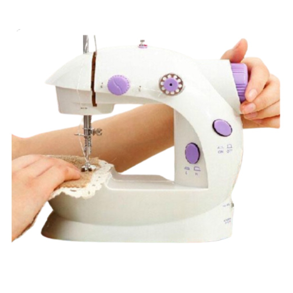 Jual MESIN JAHIT MINI (Sewing Machine) PORTABLE / MESIN JAHIT ADA LAMPU ...