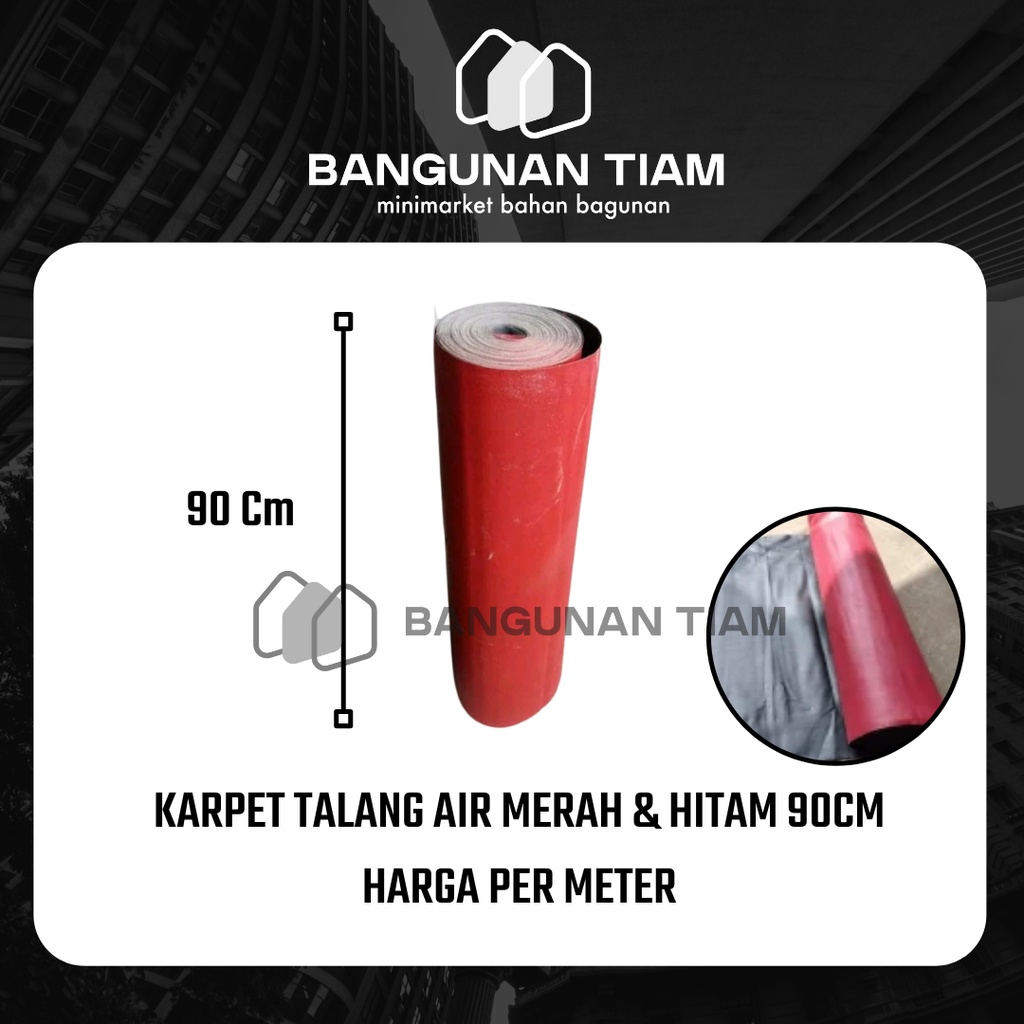 Jual KARPET TALANG AIR MERAH & HITAM 90cm HARGA PER METER ~ ATAP ...