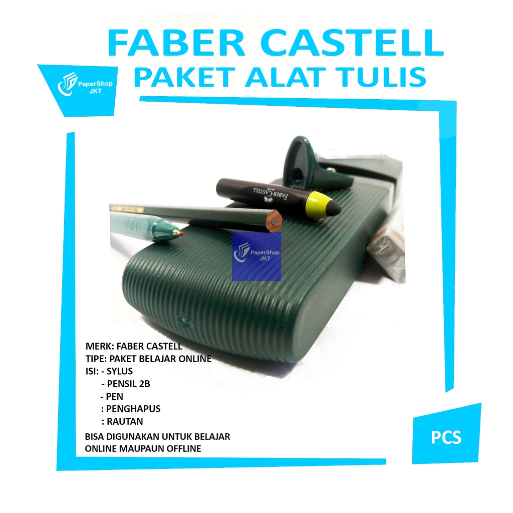 Jual FABER CASTELL - Paket Alat Tulis Belajar Online - Set | Shopee ...
