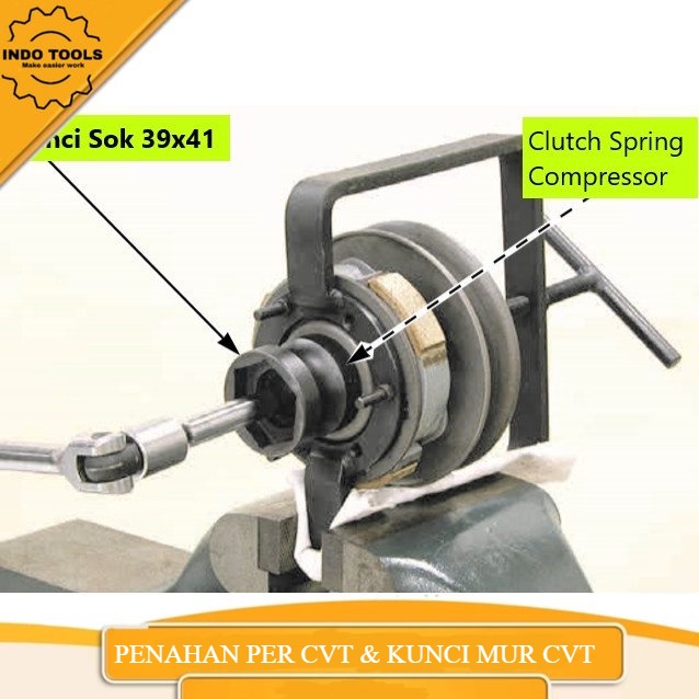 Jual Treker Melepas Memasang Kopling CVT Matic Clutch Spring Compressor | Shopee Indonesia