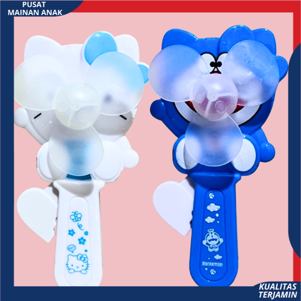 Jual Kipas Angin Mini Tangan Manual Karakter Mainan Anak | Shopee Indonesia