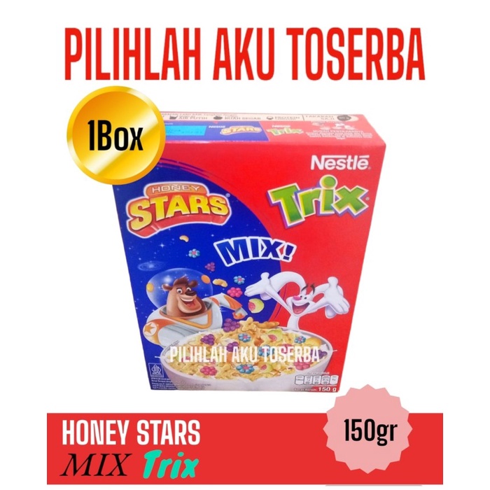 Jual Nestle cereal Honey Stars MIX TRIX 150 gr - ( HARGA 1 BOX ...