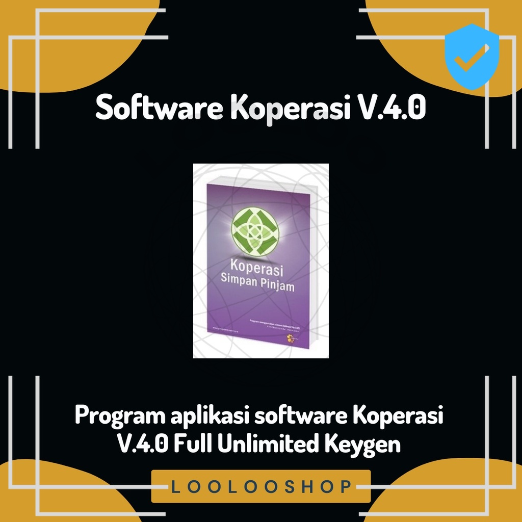 Jual Program Aplikasi Software Koperasi V.4.0 Full Unlimited Keygen ...