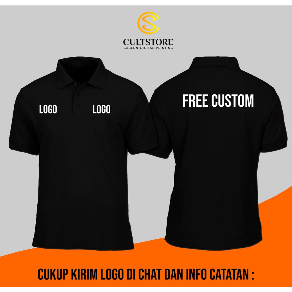 Jual CUSTOM polo sablon perusahaan BAJU KERAH MURAH CUSTOM KAOS POLO ...