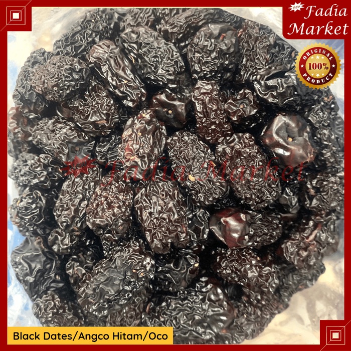 Jual Angco Kurma Hitam Black Dates Oco Ocho 100g | Shopee Indonesia