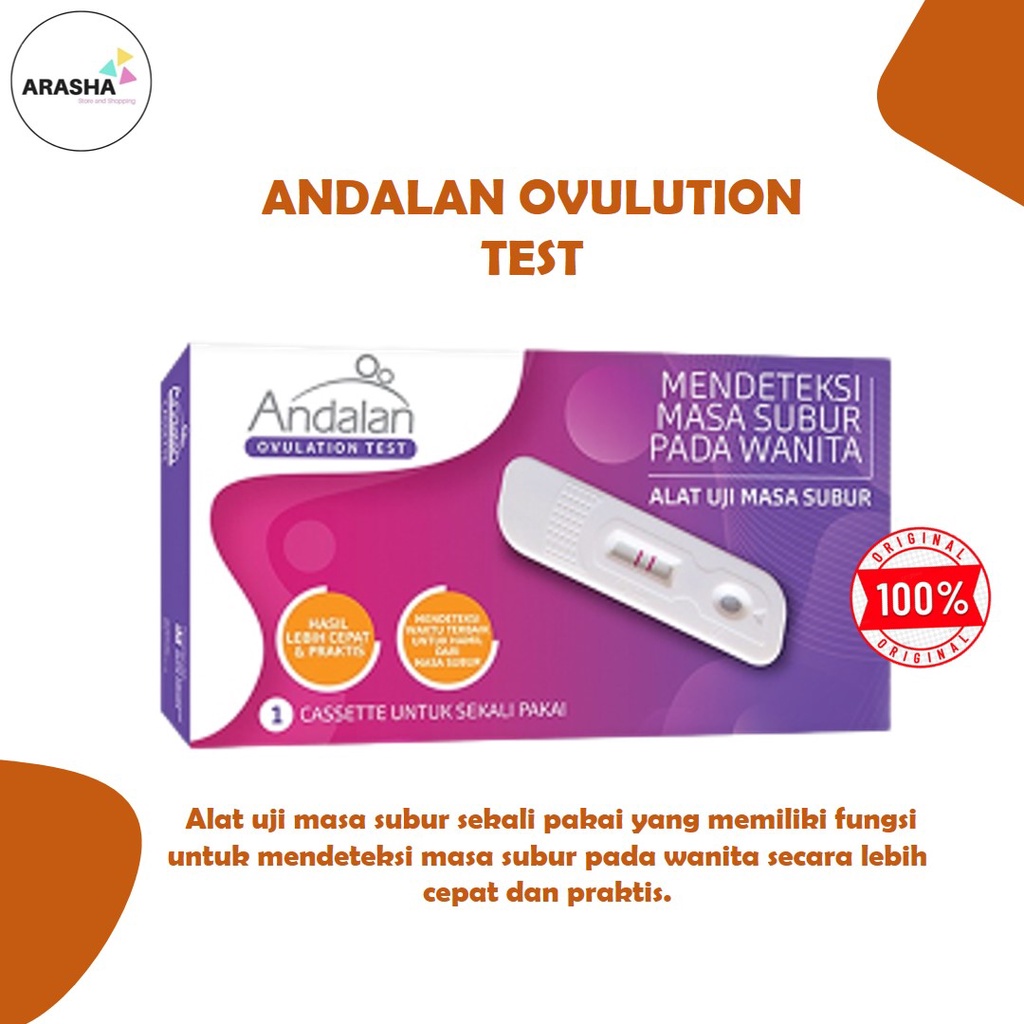 Jual ANDALAN TEST OVULASI - Andalan Ovulation Test - Andalan test ...