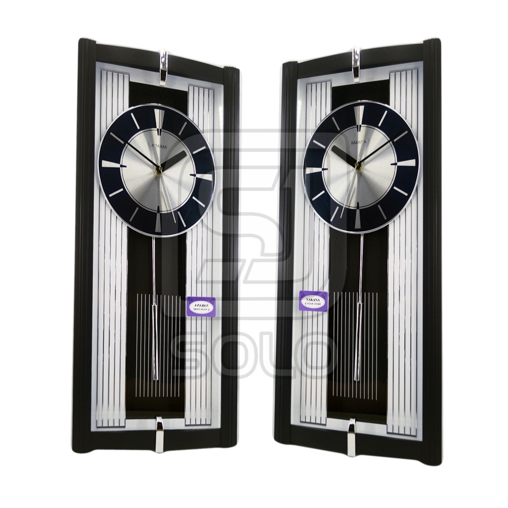 Jual Jam Dinding Minimalis Bandul Bell Berbunyi Sakana 388-1 Jam ...