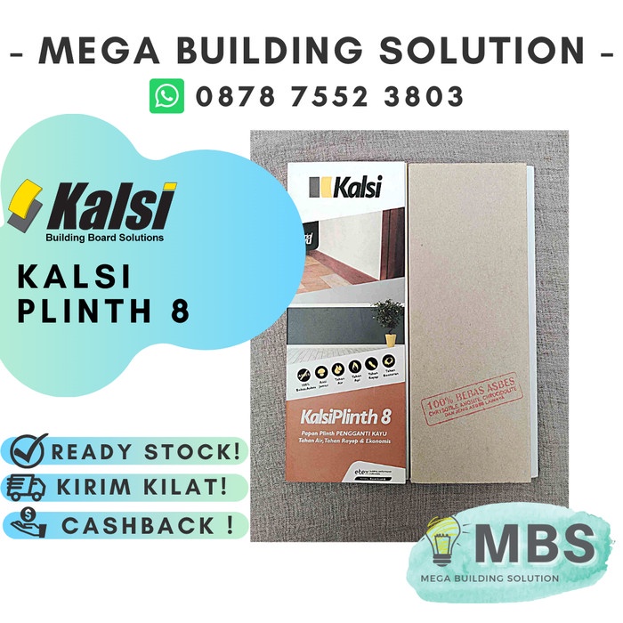 Jual KalsiPlinth 8mm (100 x3000mm) / Lis Plang / List Tepi Dinding ...