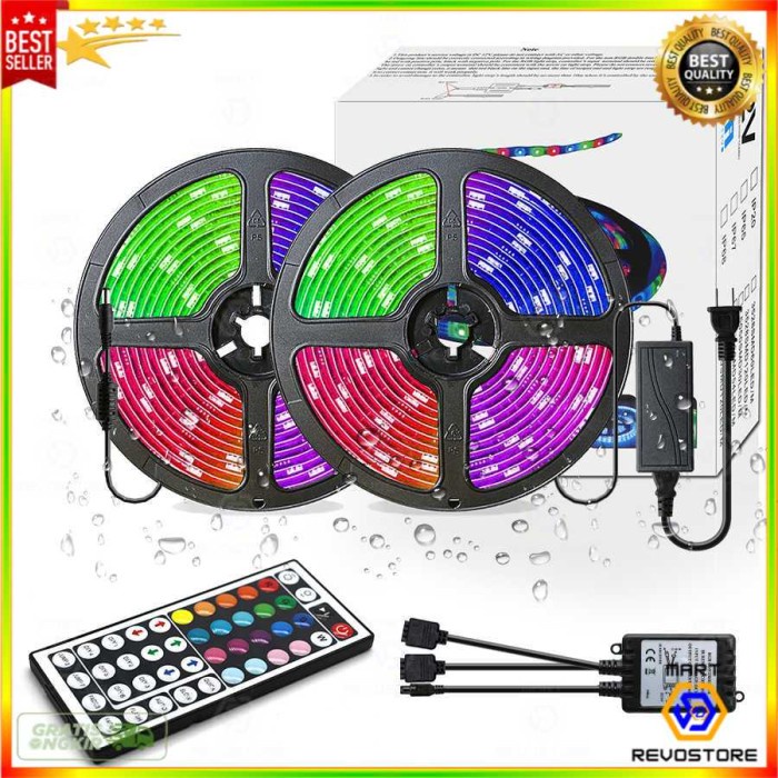 Jual Lampu LED Strip RGB 5050 10Mtr with Infrared LED Controller IR ...