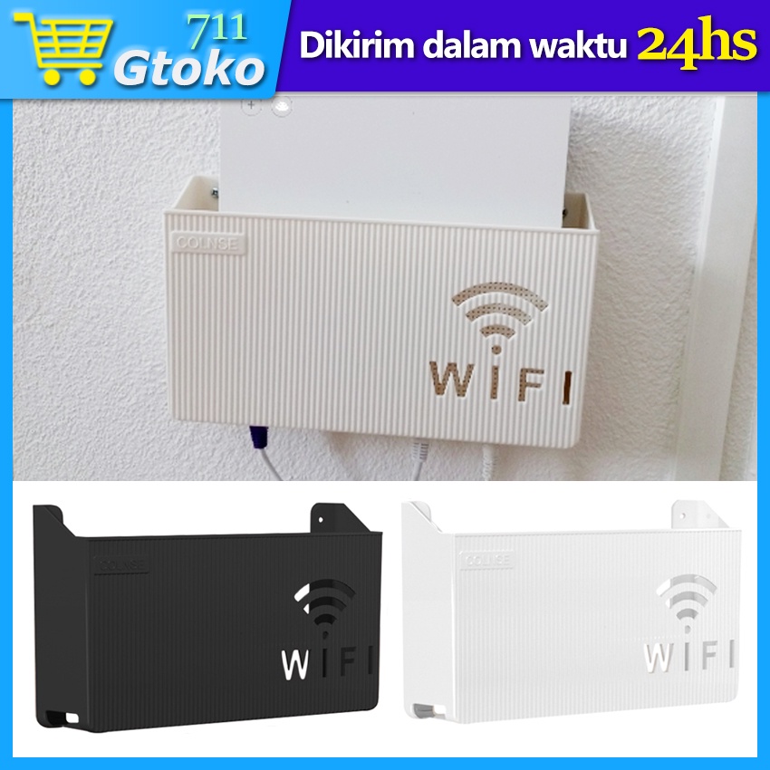 Jual Kotak Penyimpan Router Wifi / Rak Router Wifi Tempel Dinding ...