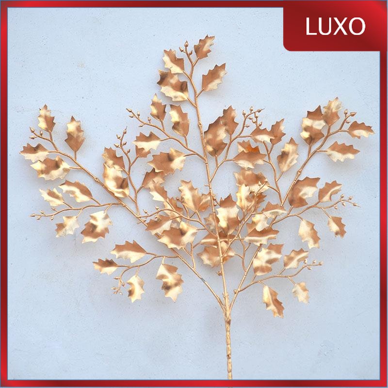 Jual LUXO - Daun Gold Daun emas Artificial flower Leaf gold tanaman ...