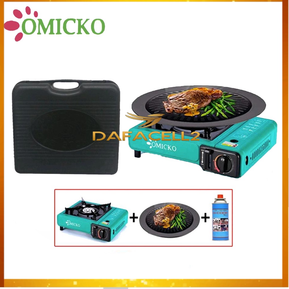 Jual PAKET KOMPOR PORTABLE + ULTRA GRILL + GASS PORTABLE HI-COOK ...