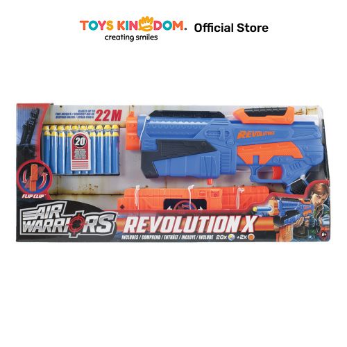 Jual Buzz Bee Toys Gun Air Warriors Revolution X | Shopee Indonesia