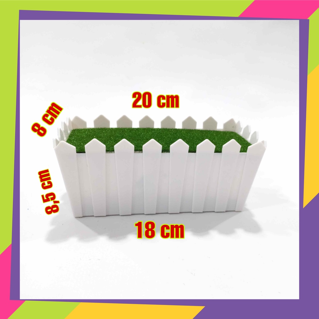 Jual 1864 / Pot bunga plastik plus busa / Vas bunga hias dekorasi ...